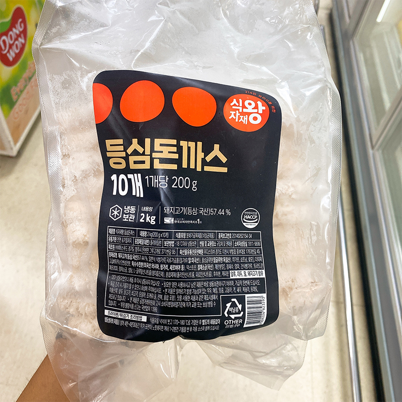 띵굴마켓 : 식자재왕 명가의아침 등심 돈까스 200g x 10입