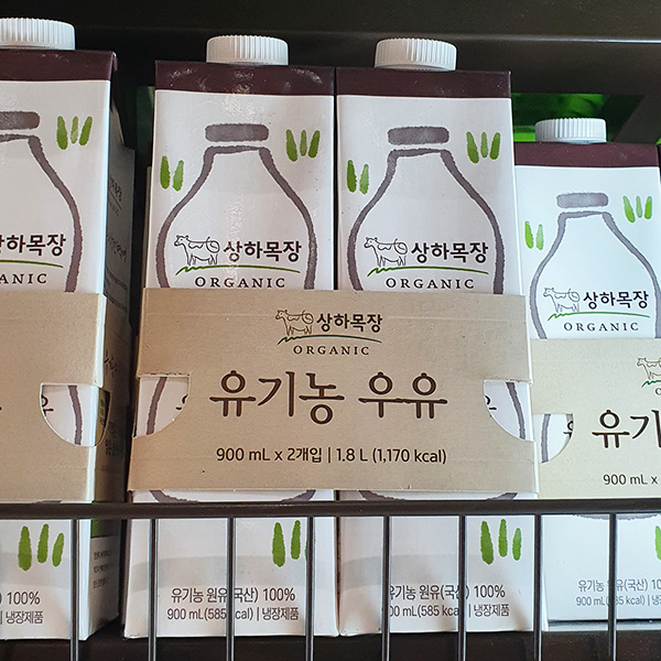 띵굴마켓 상하목장 유기농우유 900ml X 2p