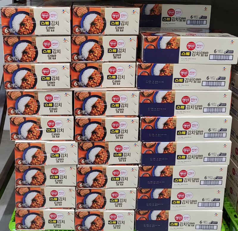 띵굴마켓 : CJ 컵반 스팸김치덮밥 251g x 6입