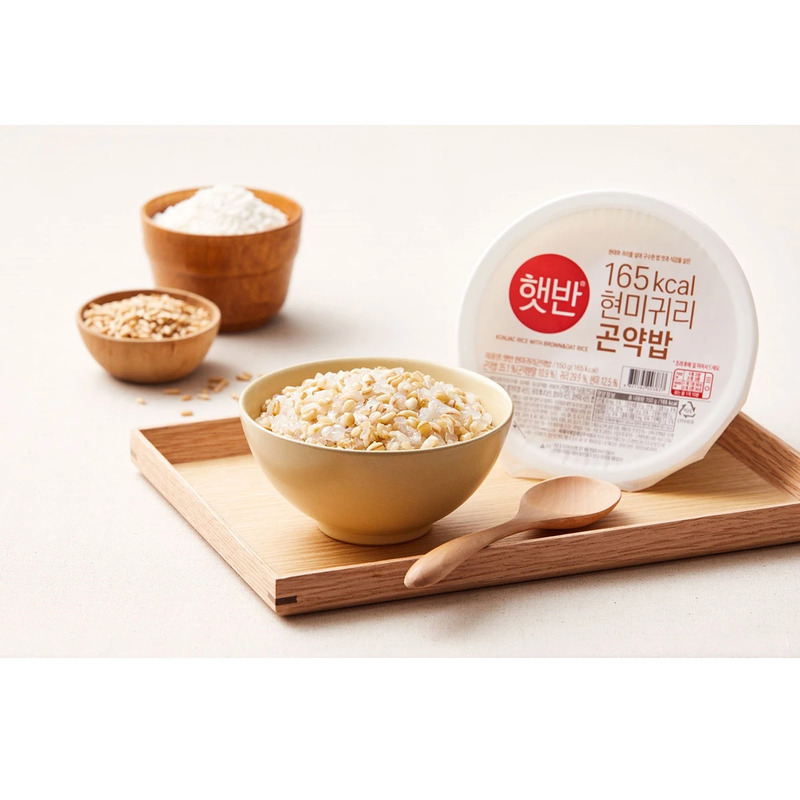 띵굴마켓 : CJ 햇반 현미 귀리 곤약밥 150g x 24